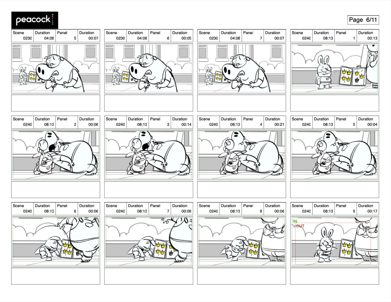 Production Storyboards | Baker Storyboards